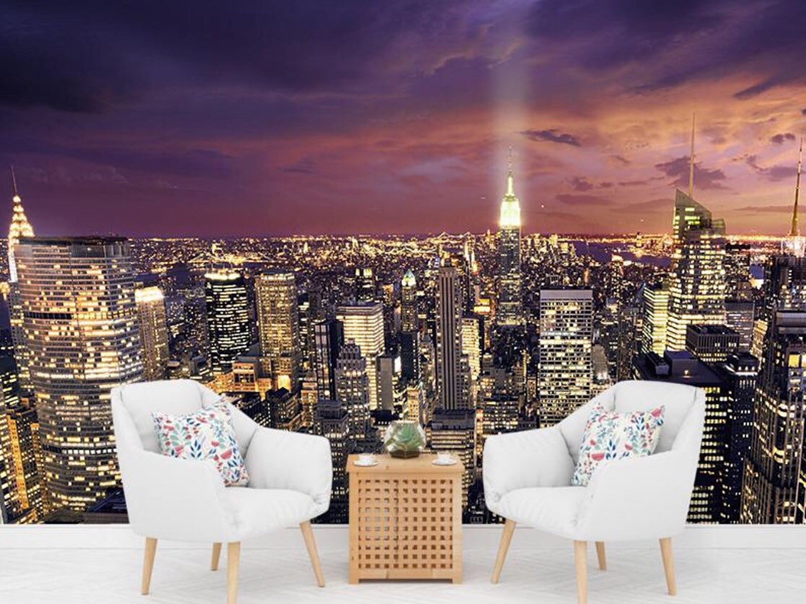 New York City Skyline Wall Mural Peel and Stick Wallpaper | Etsy New York City Skyline Wall Mural Peel and Stick Wallpaper | Etsy