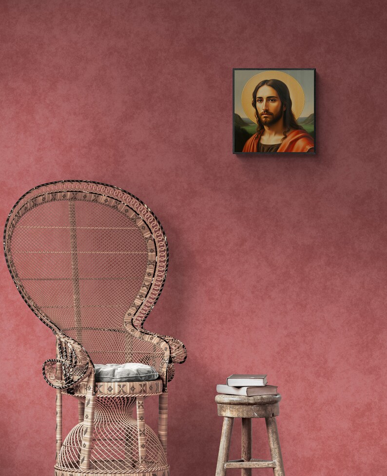 Jesus Christ, Drawing of the Savior painting for Printing - Etsy