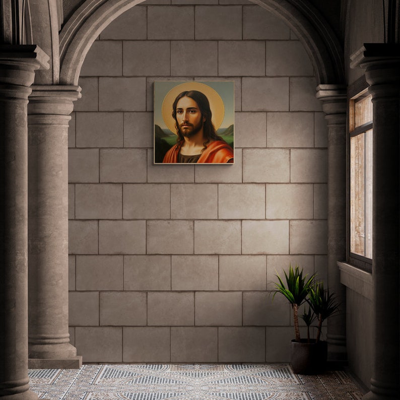 Jesus Christ, Drawing of the Savior painting for Printing - Etsy