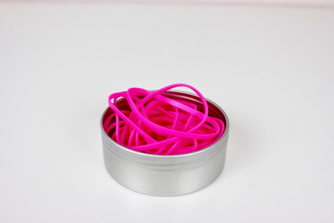 Rubber Bands Neon Pink, Rubber Band, Household Rubber, Rubber Rings ...