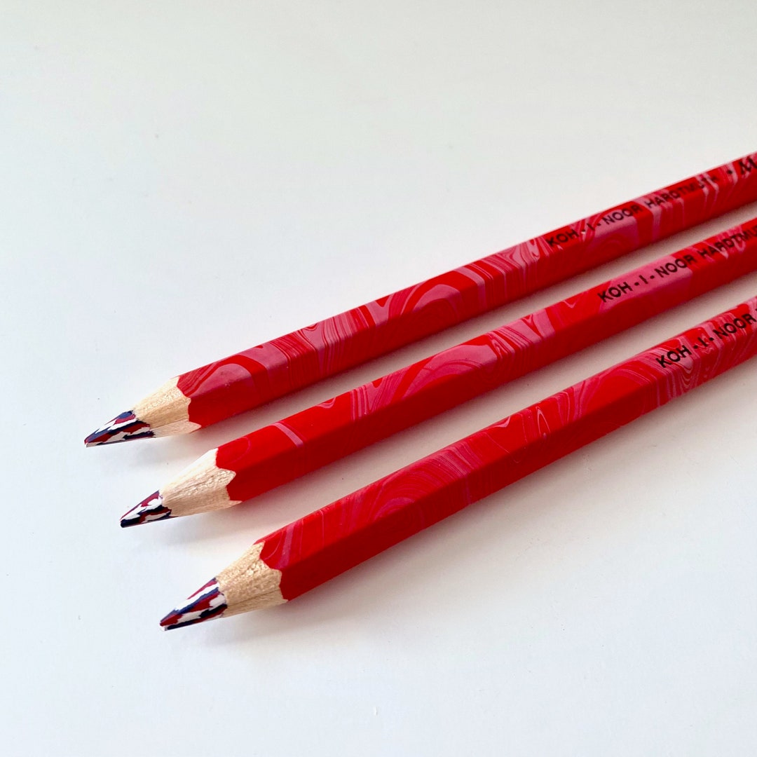 Magic Colored Pencil America Red by Koh-i-noor, Rainbow Pencil, Jumbo ...