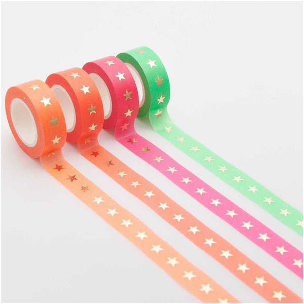 Neon Washi Tape - Etsy