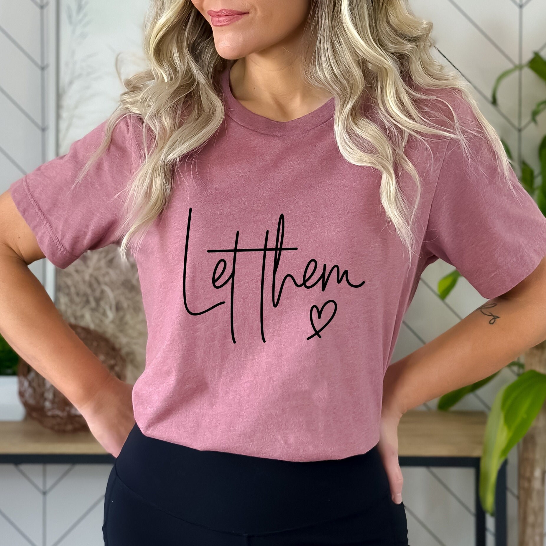 Let Them, Let Them Shirt, Empowerment Shirt, Mental Health Shirt, Let ...