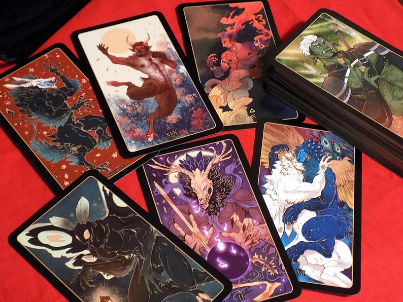 TERATO TAROT Card Deck + Book [ Lgbtqia | Monster | Teratophilia ...