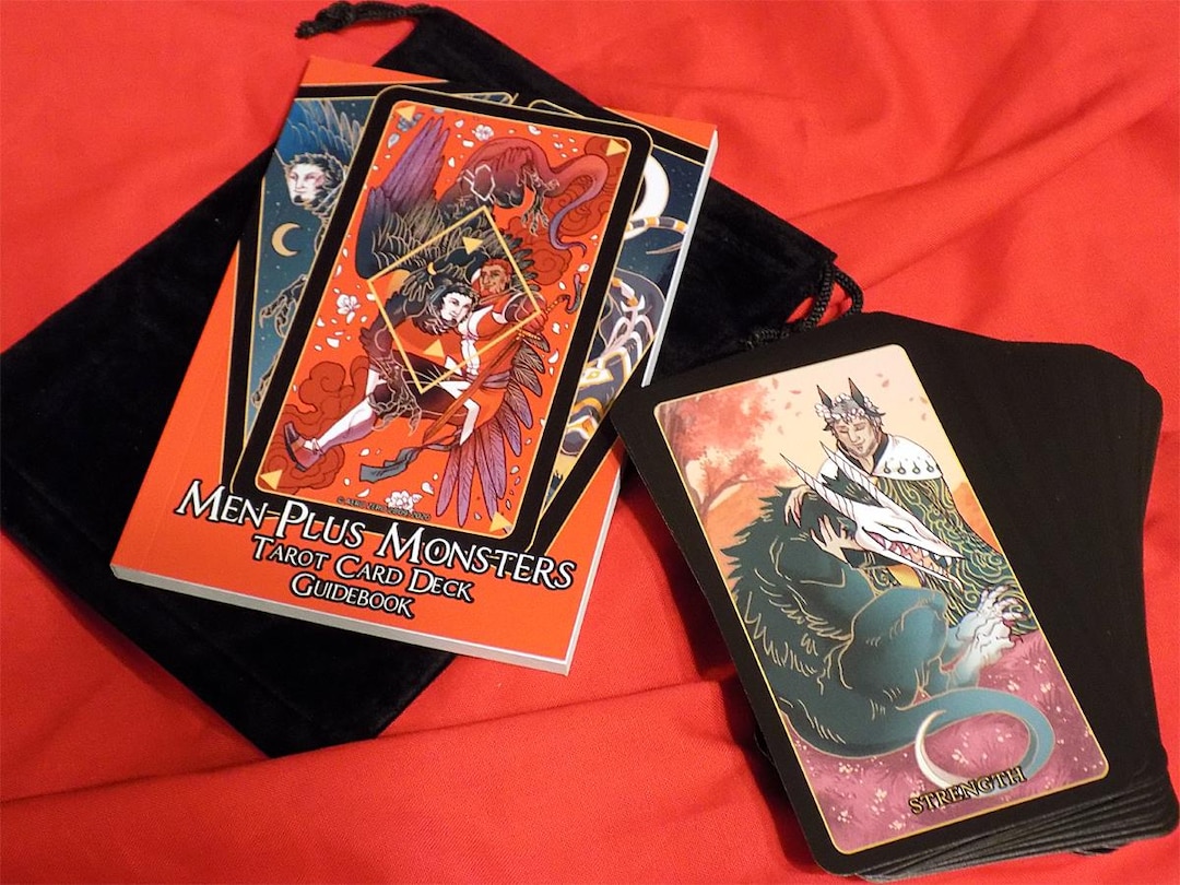 MEN PLUS MONSTERS Tarot Card Deck + Book [lgbtqia | Gay | Male | Men ...