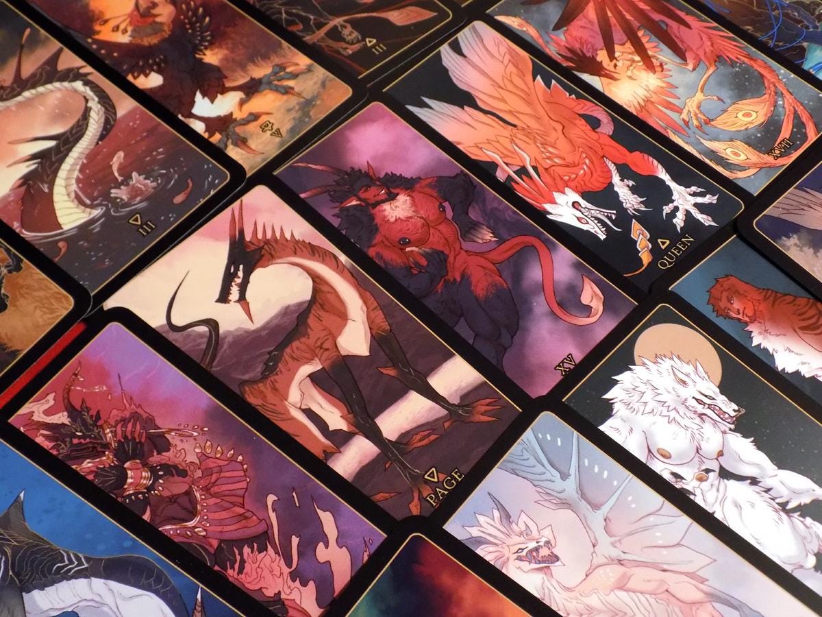 TERATO TAROT Card Deck + Book [ Lgbtqia | Monster | Teratophilia ...