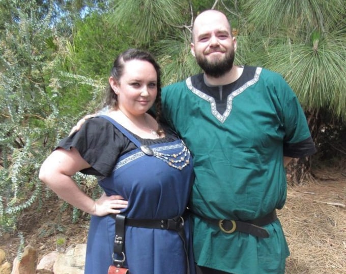 Midsummer Viking Apron & Underdress Set - Medium Size - Viking Apron ...