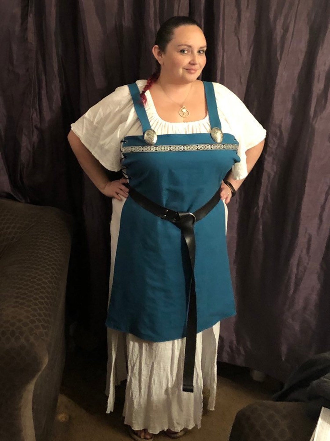 Complete Viking Garb, Viking Under Dress & Apron Dress, Viking Costume ...