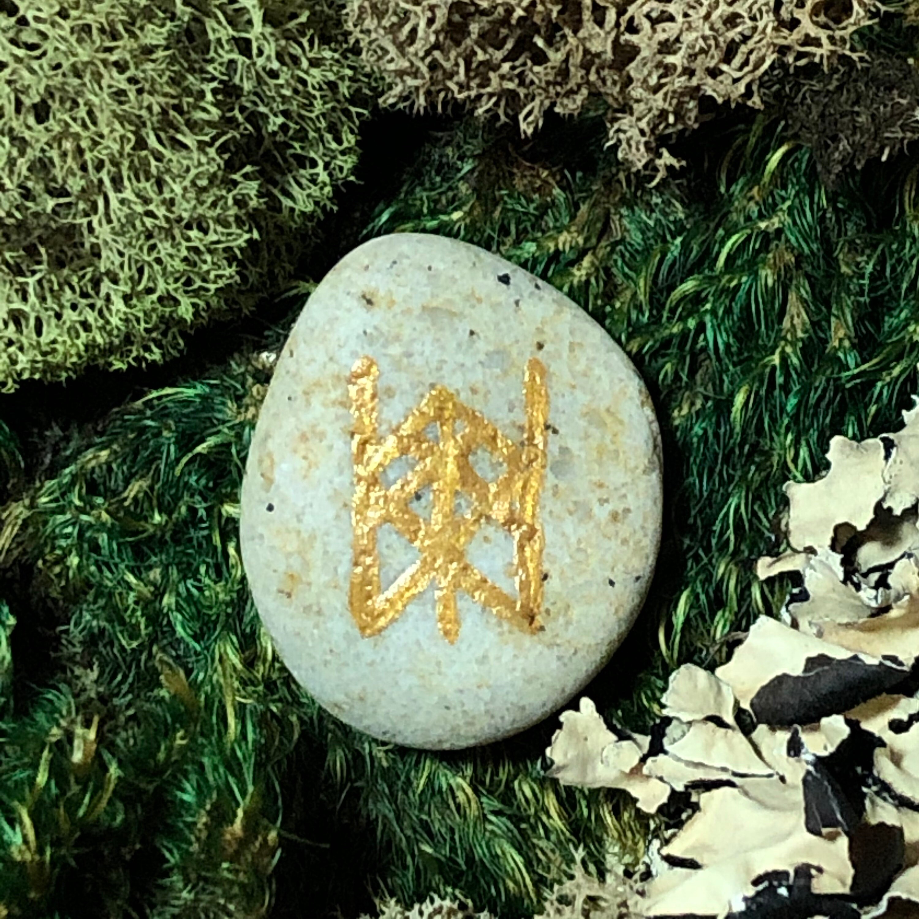 Wealth & Success Rune with Viking Prayer bind rune wealth | Etsy