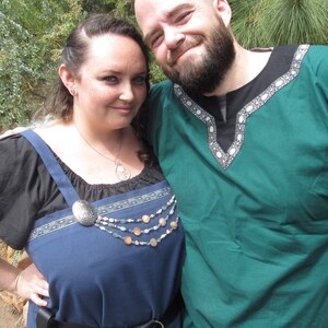 Plus Size Complete Viking Costume, Underdress and Apron Dress, Women's ...