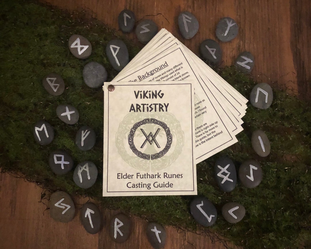 Rune Stone Casting Guide, Elder Futhark Pocket Casting Guide, Rune Book ...