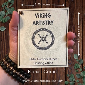 Rune Stone Casting Guide, Elder Futhark Pocket Casting Guide, Rune Book ...
