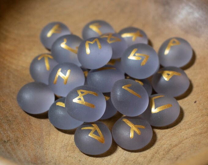Hand Painted Runes, Viking Runes, Runes, Rune Set, Casting Guide ...