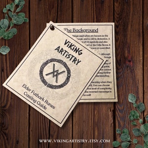 Rune Stone Casting Guide, Elder Futhark Pocket Casting Guide, Rune Book ...