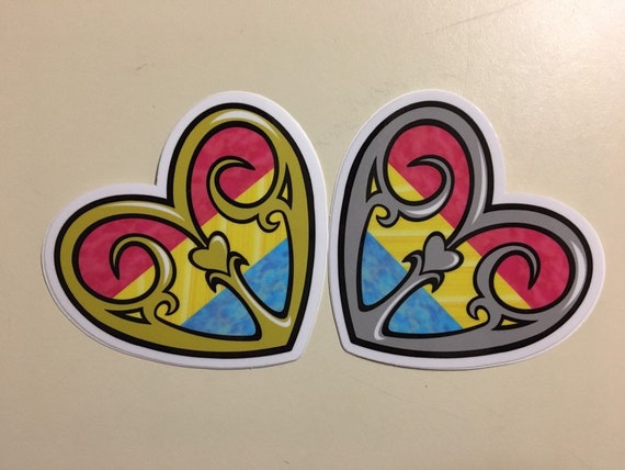 Pan Pride Heart Sticker - Etsy