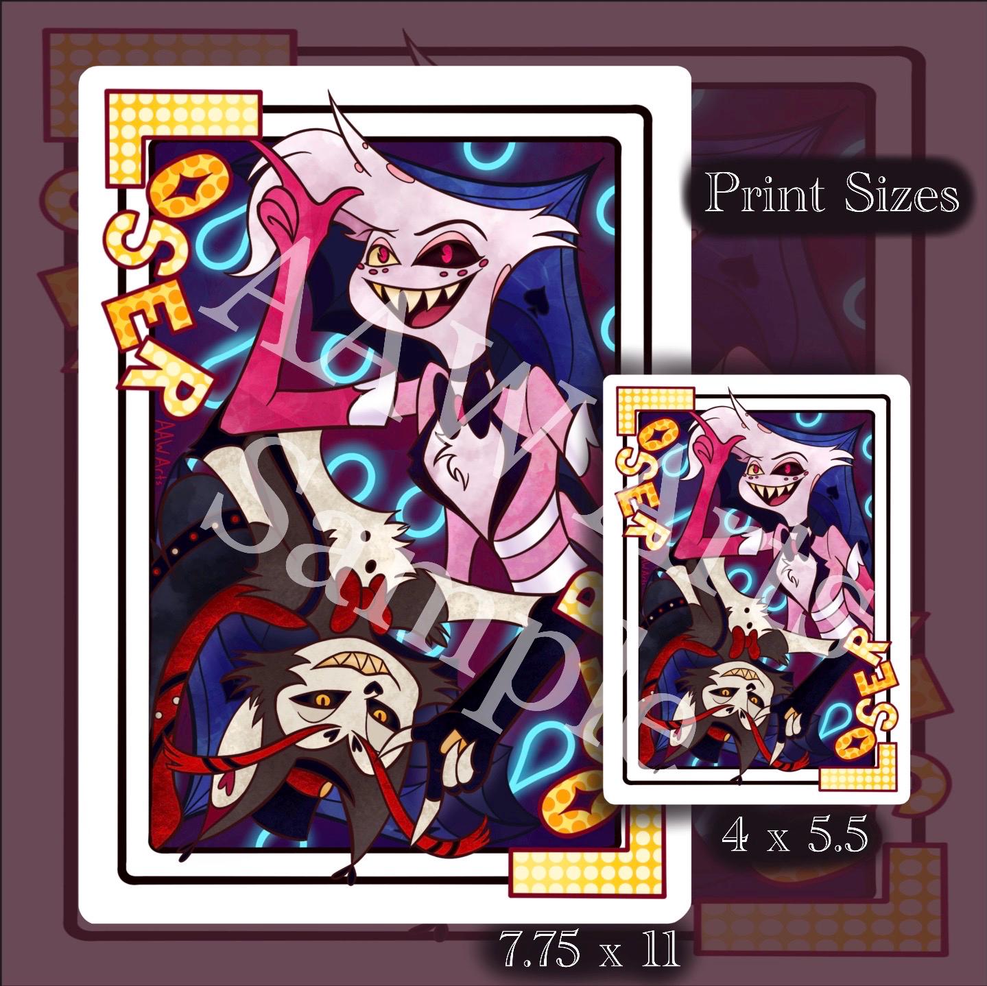 Loser Baby Card - Hazbin Hotel - Etsy