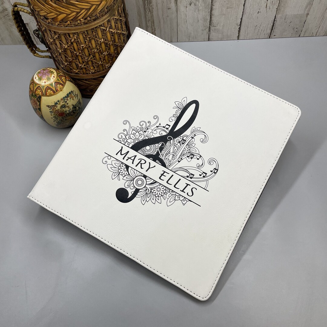 Music Binder - 3 Ring Personalized Binder, Custom Binder - Lyrics and ...