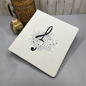 Music Binder - 3 Ring Personalized Binder, Custom Binder - Lyrics and ...