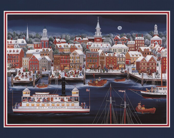 Old Town Alexandria, Box of 12 Cards and 12 Premium Envelopes - Etsy