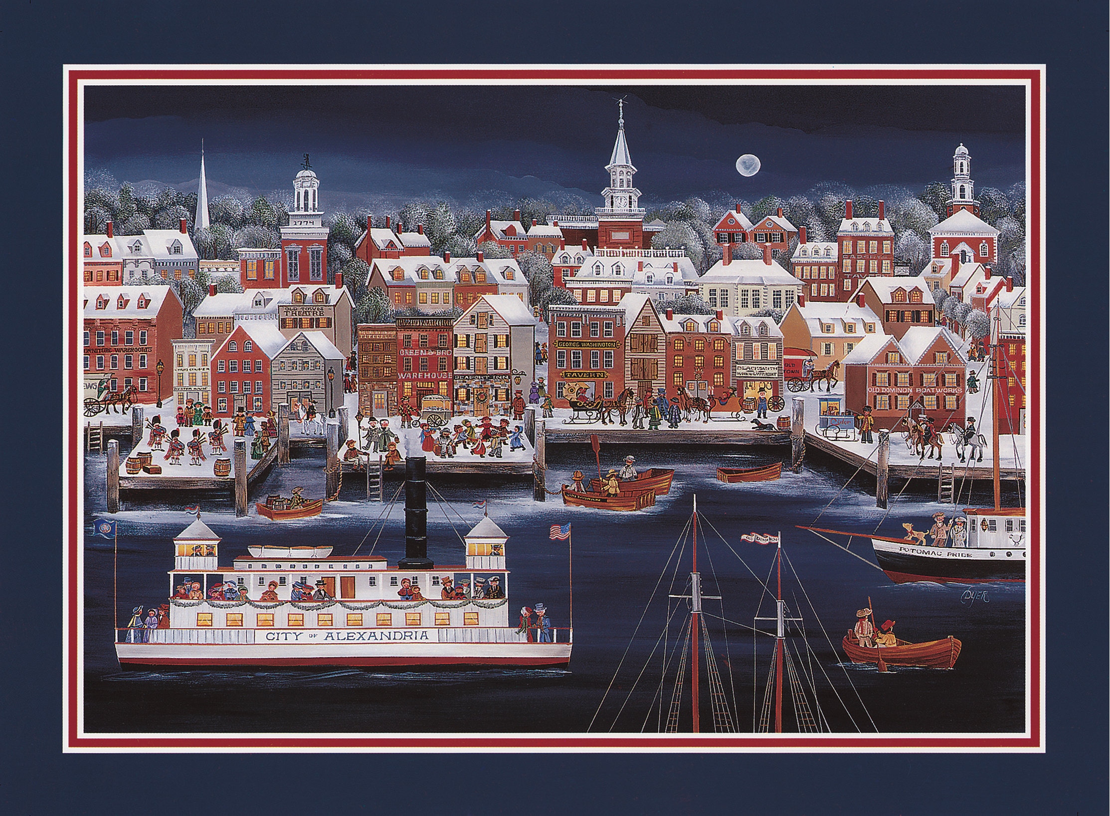 Old Town Alexandria, Box of 12 Cards and 12 Premium Envelopes - Etsy