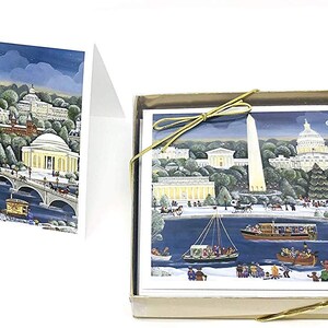 Washington Monuments, Box of 12 Cards and 12 Premium Envelopes - Etsy