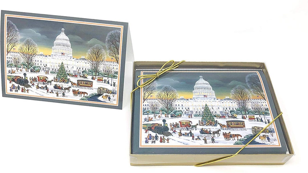 Colors of the Capitol, Box of 12 Cards and 12 Premium Envelopes - Etsy