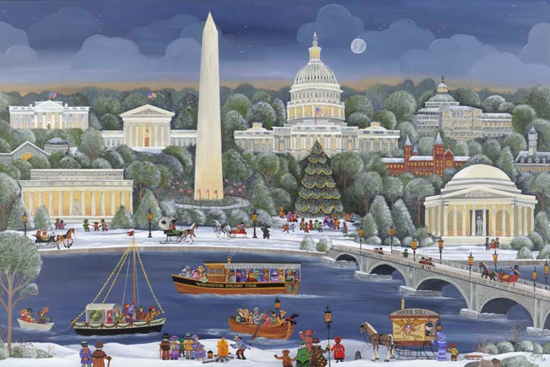 Washington Monuments, Box of 12 Cards and 12 Premium Envelopes - Etsy