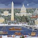 Washington Monuments, Box of 12 Cards and 12 Premium Envelopes - Etsy
