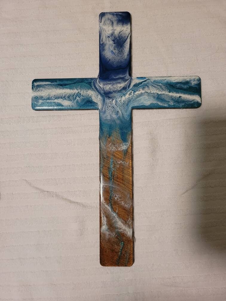 Beach Resin Cross Ocean Cross Beach Cross Resin Cross - Etsy