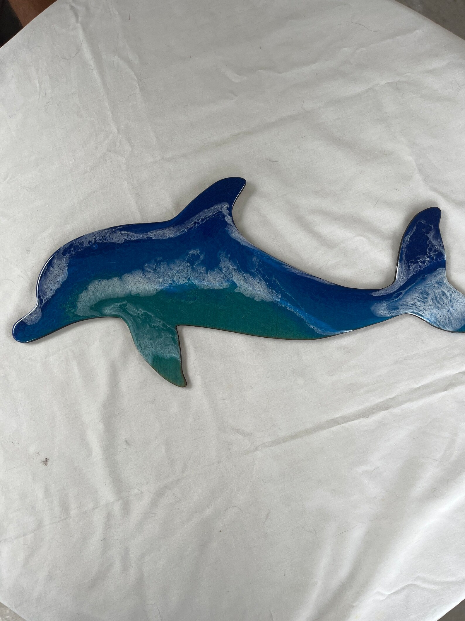 Dolphin Resin Art Dolphin Wall Hanging Ocean Art Dolphin - Etsy