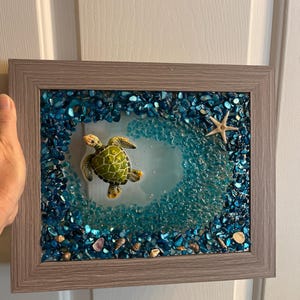 Ocean Art, Sun Catcher, Sea Turtle Wall Hanging, Mermaid Art, Starfish ...