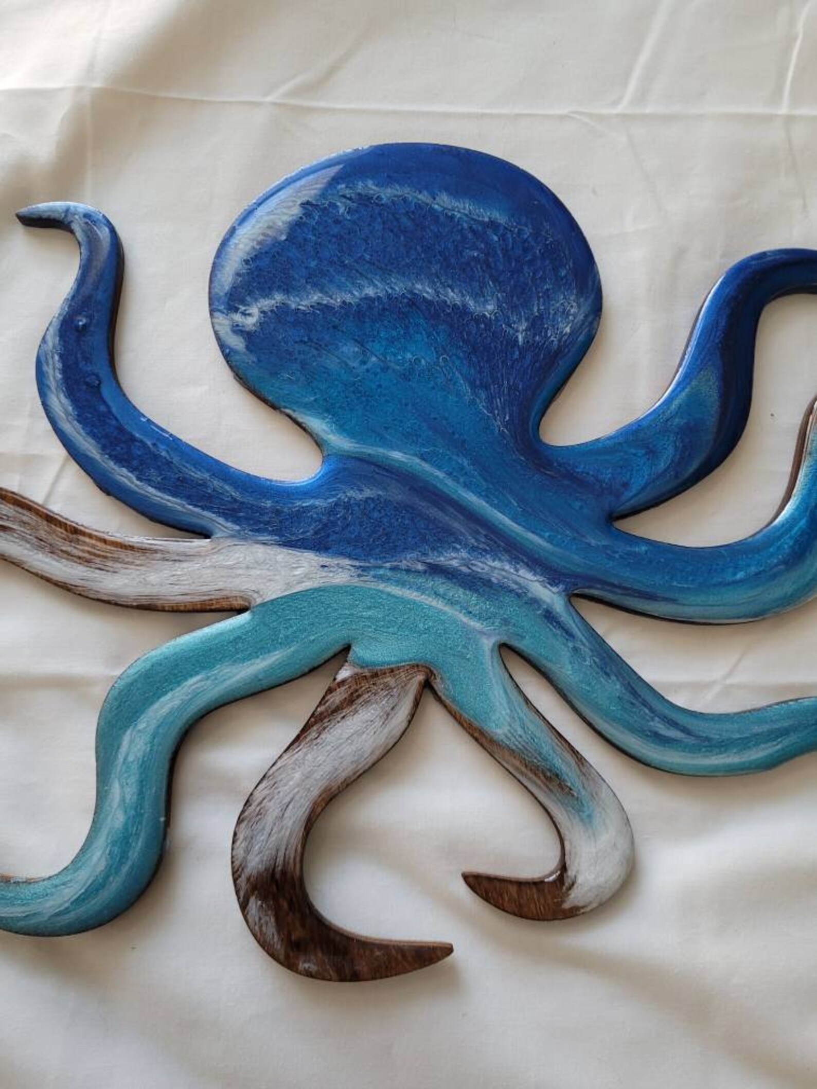 Octopus Resin Art Octopus Wall Hanging Ocean Art Octopus - Etsy