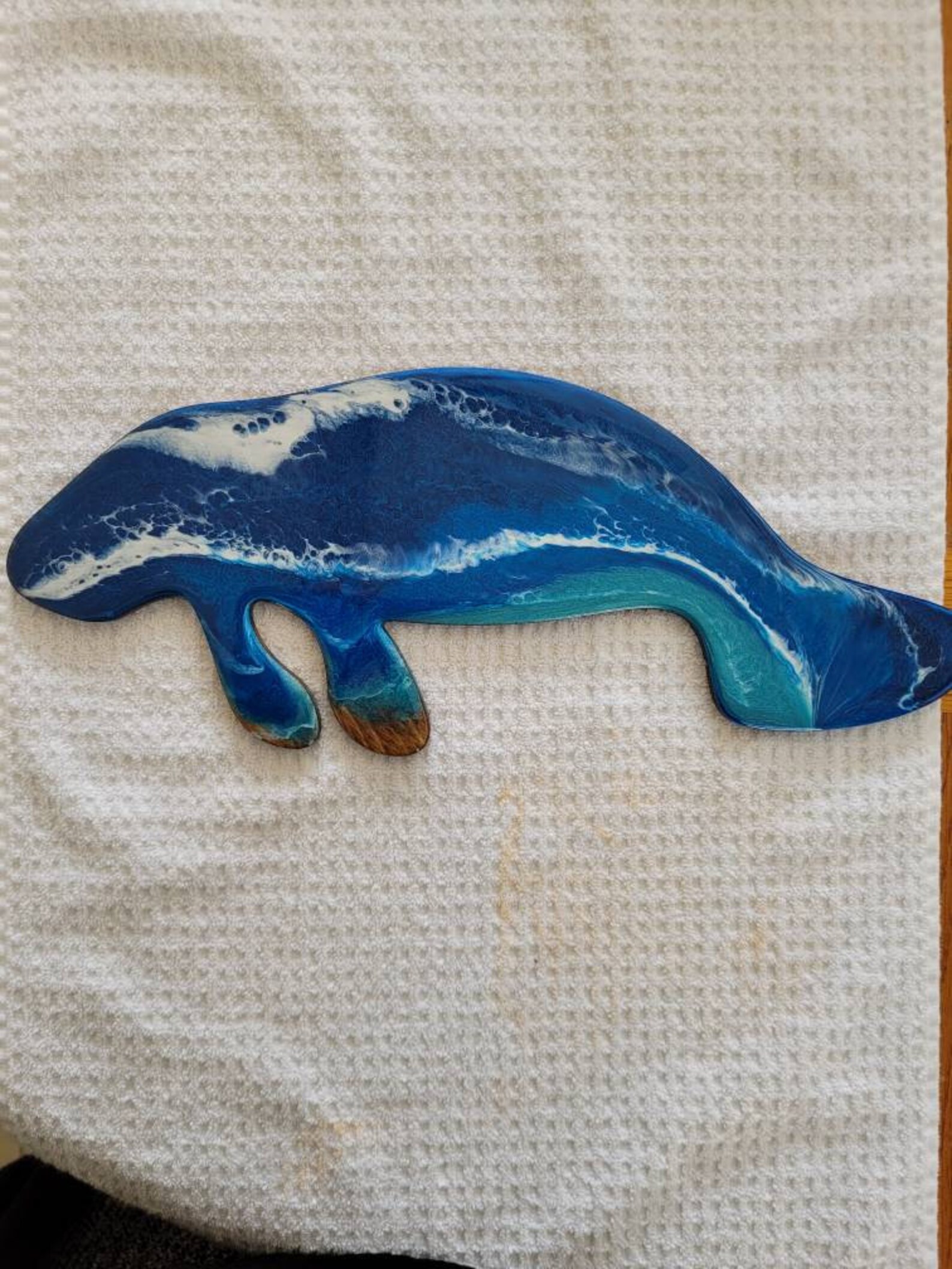 Manatee Resin Art Manatee Wall Hanging Ocean Art Manatee - Etsy