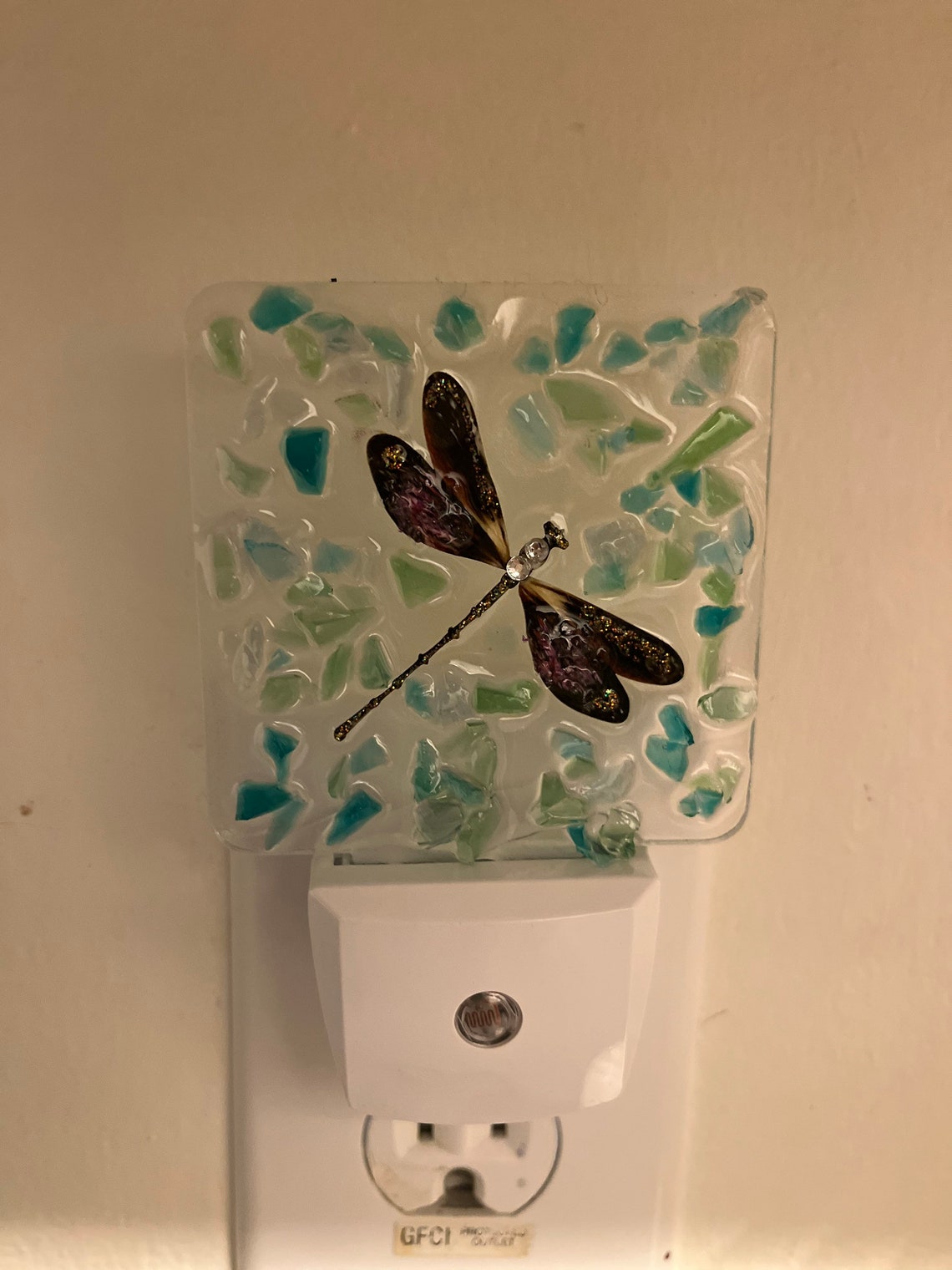 Dragonfly Nightlight Nightlight With Dragonfly Dragonfly - Etsy