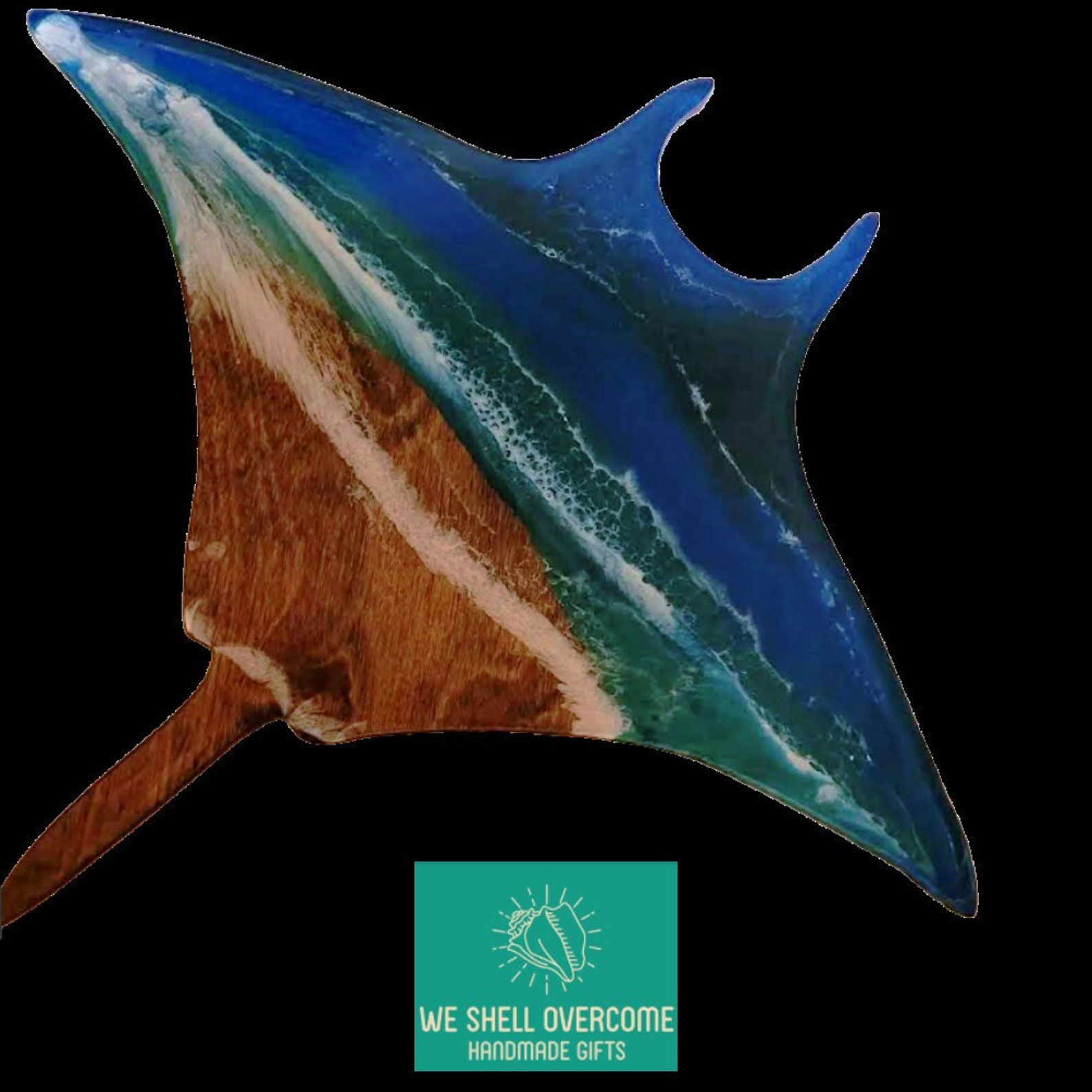 Manta Ray Resin Art Sting Ray Wall Hanging Ocean Art Manta - Etsy