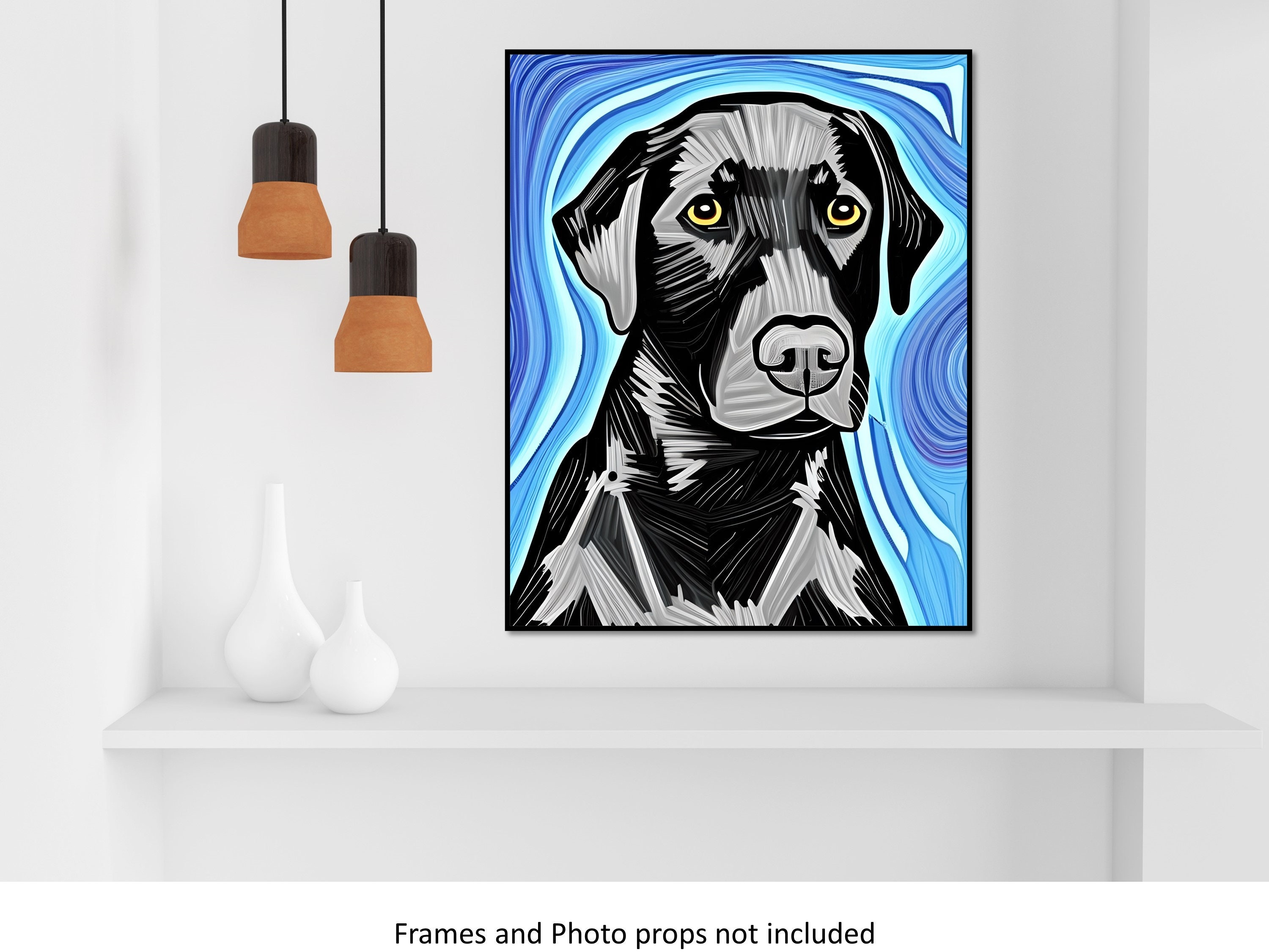 Black Lab Pop Art