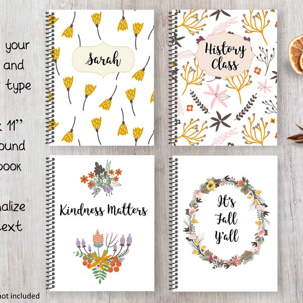 College Ruled Notebook - Etsy