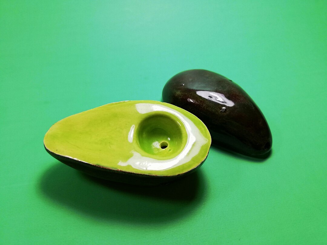 Avocado Ceramic Pipe, Avocado Ceramic Pipe. calacaceramics - Etsy