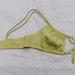 Linen Bras Set/ Tied Bra/ Linen Bra and Panties/ Linen Look Bralette ...