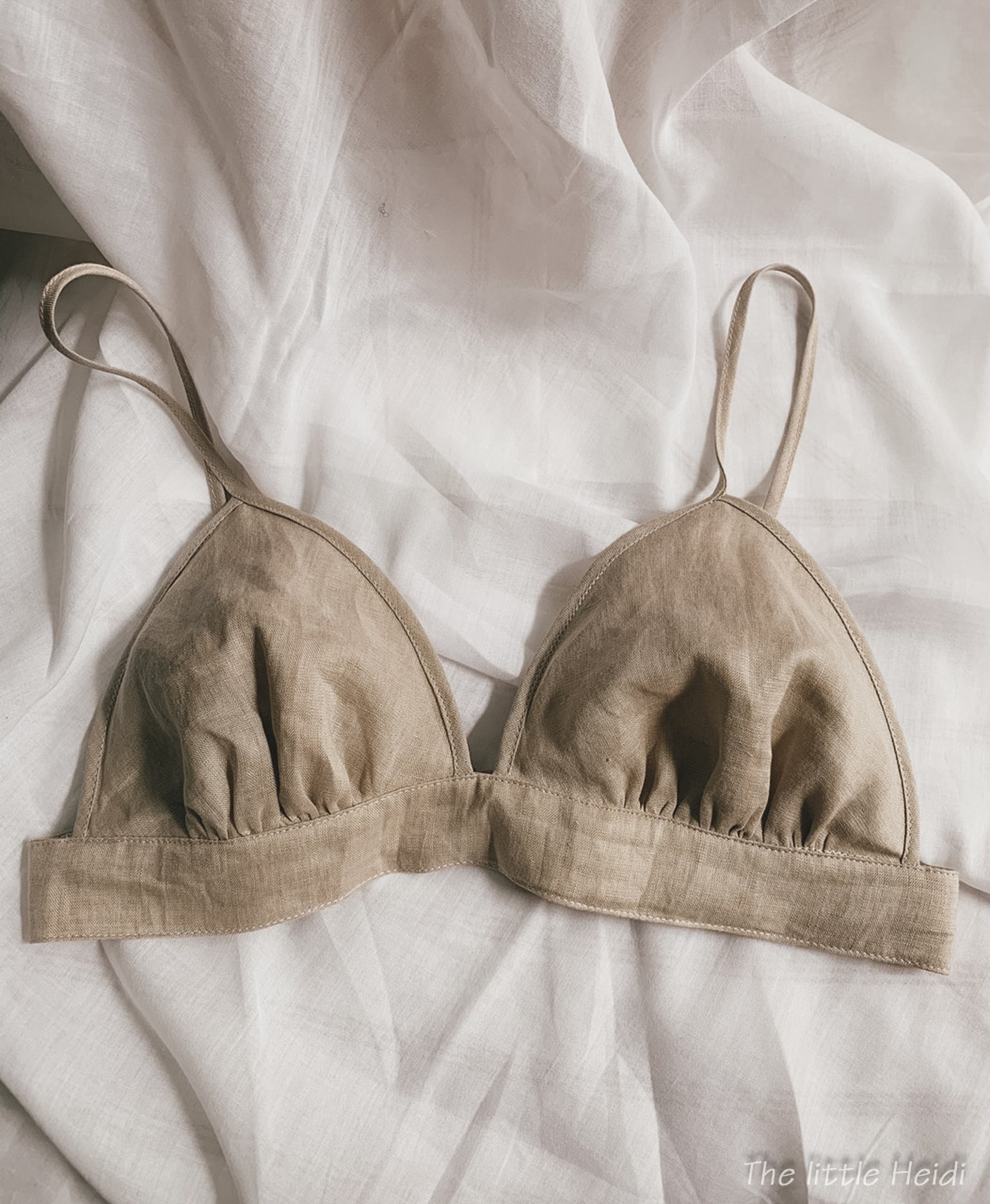 Linen Bras/ Linen Sleepwear/ Linen Home Wear/ Home Wear Bra/ Summer ...