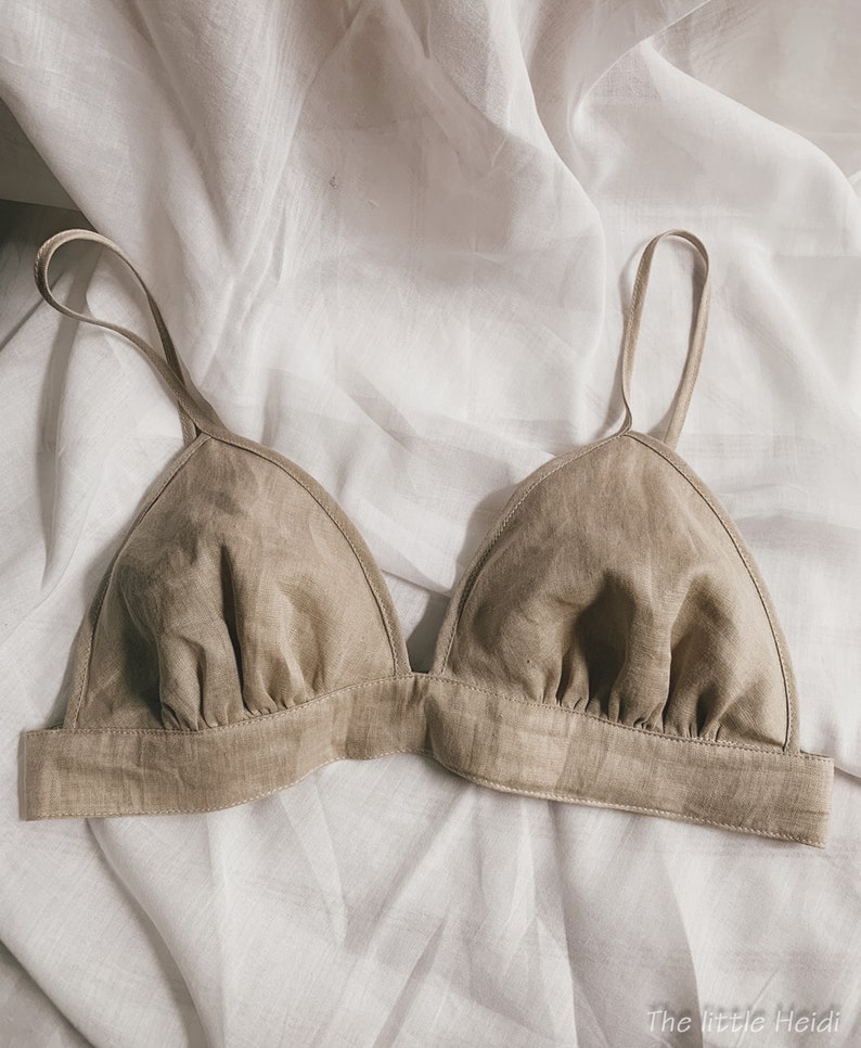 Linen Bras/ Linen Sleepwear/ Linen Home Wear/ Home Wear Bra/ - Etsy