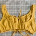 Big Size Bra/ Custom Size Bra/ String Linen Bra /tied Linen Bras ...