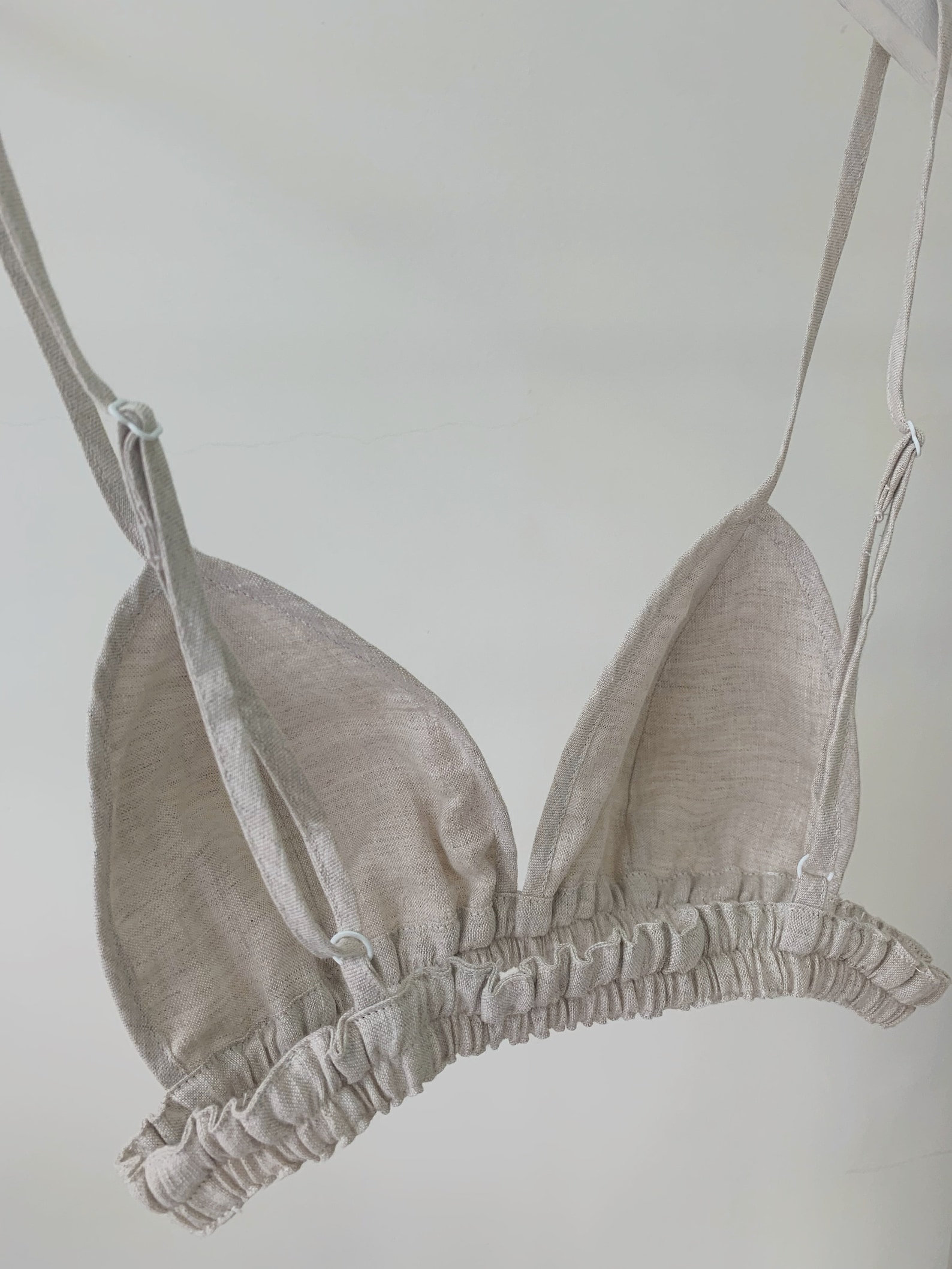 CUSTOM SIZE BRA/ Linen Bra/ String Bra/ Linen Bralette / Linen - Etsy