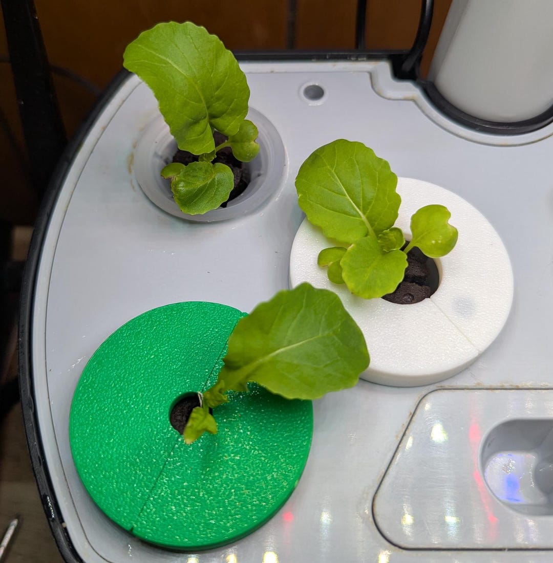 6x Aerogarden Algae Blockers - Easy Attach - Full Cap - Set of 6 ...