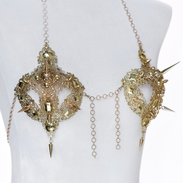 Metal Bra - Etsy