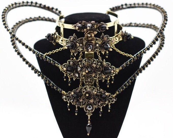 Vampire Dark Queen Cage Choker - Etsy