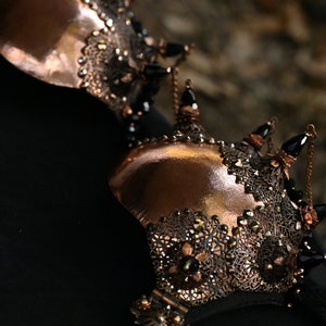 Metal Couture Bra Jewellery. Antique Copper and Rose Gold - Etsy