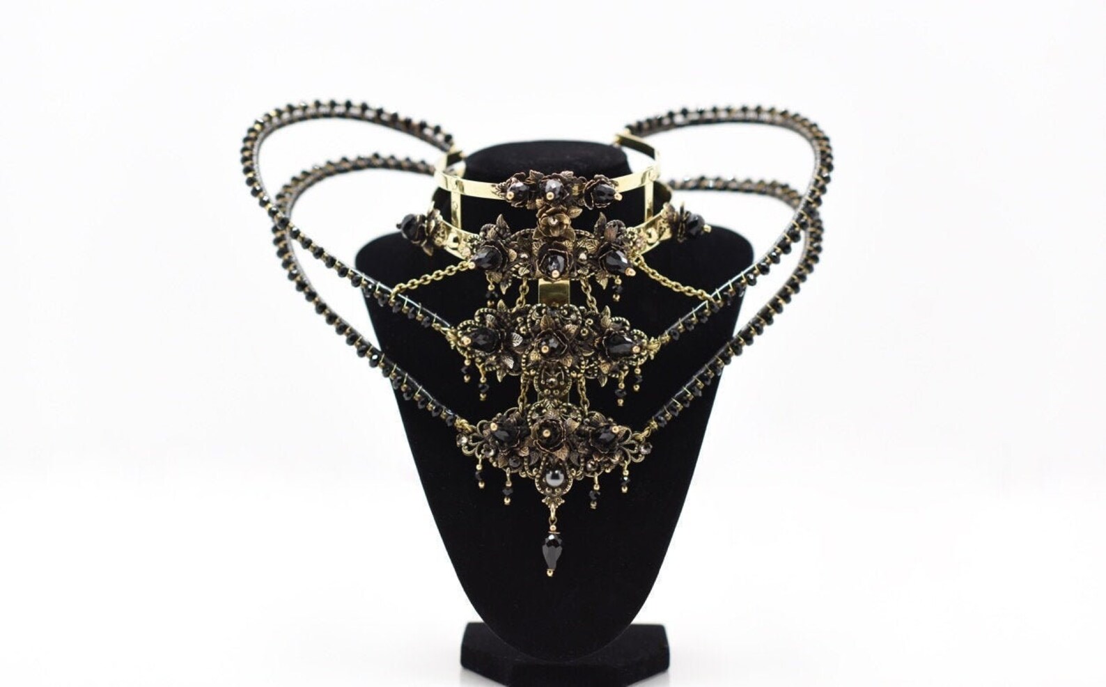 Vampire Dark Queen Cage Choker | Etsy