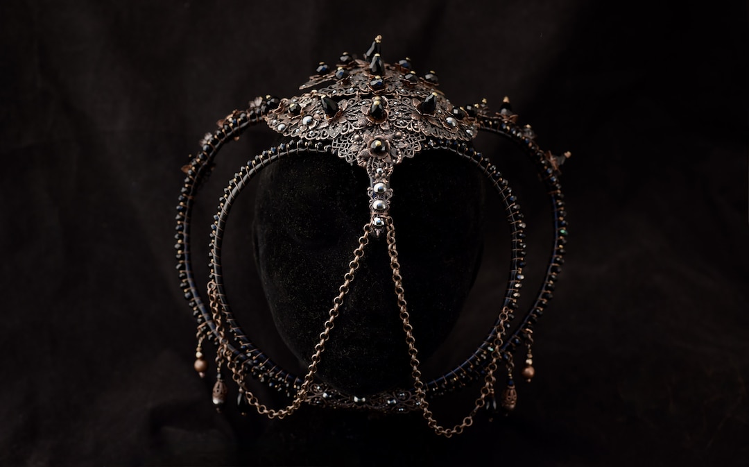 Gothic Copper Headpiece Owl Inspired Headpiece RENT / HIRE - Etsy
