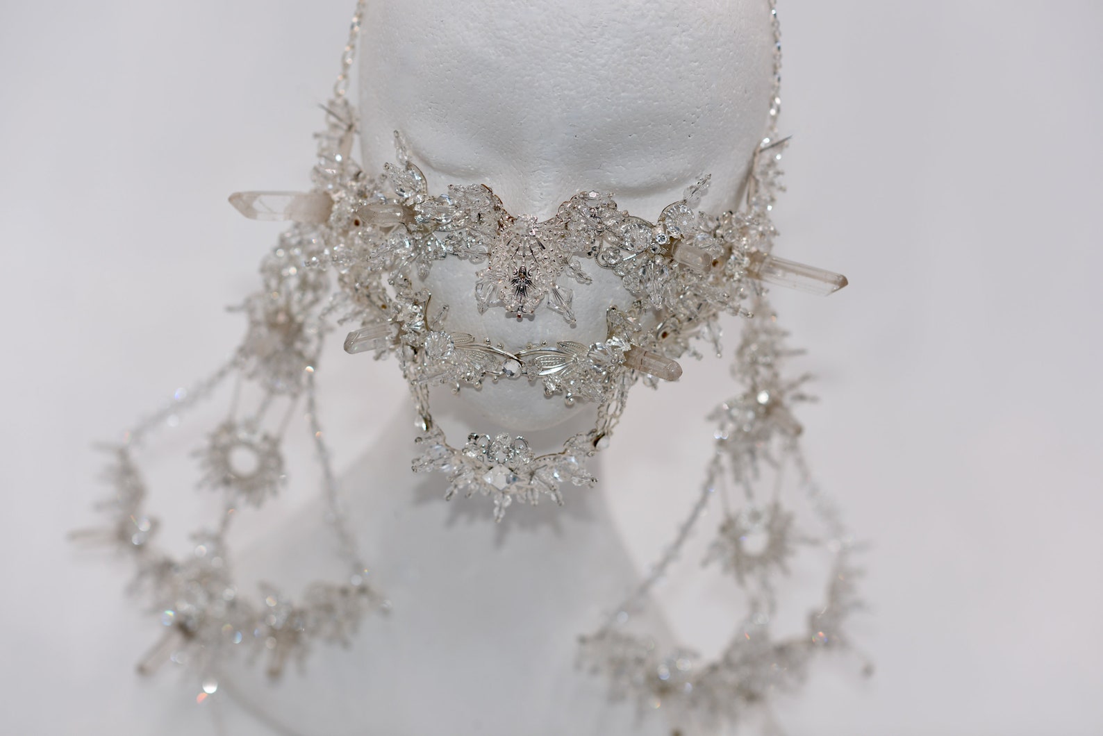 ISA Crystal Mask and Ear Drops / HIRE - Etsy